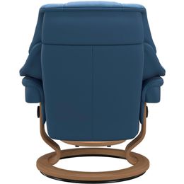 stressless Relaxsessel "Reno" Set, Relaxsessel mit Hocker, mit Hocker, mit Classic Base, Gr&ouml;&szlig;e S, M & L, Gestell Eiche