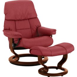 Relaxsessel stressless, B:79cm H:98cm T:76cm, rot, Leder PALOMA: Paloma ist ein durchgef&auml;rbtes Semianilin-M&ouml;belleder mit nat&uuml;rlicher Narbung. Es