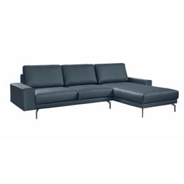 Ecksofa, B:274cm H:85cm T:178cm, blau, CREATION BY ROLF BENZ, Luxus-Microfaser (100% Polyester), Wohnzimmer, Sofas, "CR.450, Designecksofa, L-Form",
