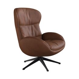 Relaxsessel FLEXLUX, B:70cm H:104cm T:79cm, braun, 100% Echtleder, Wohnzimmer, Sessel, "Haze, hervorragender Komfort, Echtleder oder sanfter Stoff",