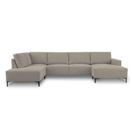Wohnlandschaft Home Affaire, B:333cm H:85cm T:198cm, braun, 100% Polyester, Sofas, "Tournon U-Form, XXL Sofa, Breite 333 cm, Webstoff, Chenille",