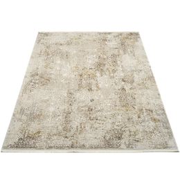 Teppich, B:300cm H:8mm L:400cm, beige, OCI DIE TEPPICHMARKE, Kunstfaser, Viskose, Wohnzimmer, Teppiche, "BESTSELLER CAVA", Glanz Viskose, mit