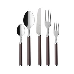 Villeroy & Boch VILLEROY & BOCH Besteck-Set "Tafelbesteck Play 30er Set"chocolate braun, Essbesteck-Sets