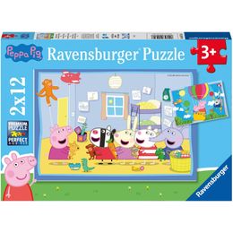 Ravensburger Jungen Puzzle "Peppas Abenteuer", bunt, B:26cm H:18cm, Puzzles, Made in Europe