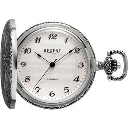 Regent Uhren REGENT Damen Taschenuhr "P725-19467749", silber, Taschenuhren, Herrenuhr, Handaufzug, Acrylglas