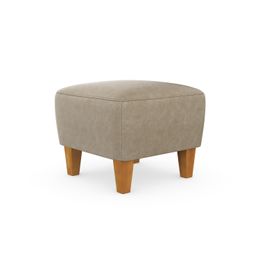 Sit & More Polsterhocker SIT & MORE, B:56cm H:46cm, beige, Hocker, "Bosse"