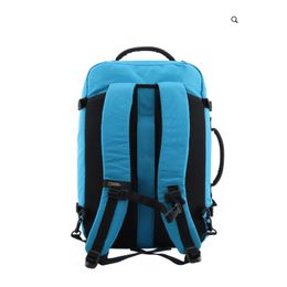 Damen Cityrucksack "OCEAN", National Geographic, blau, Kunstfaser, Rucks&auml;cke, aus recycelten PET-Flaschen