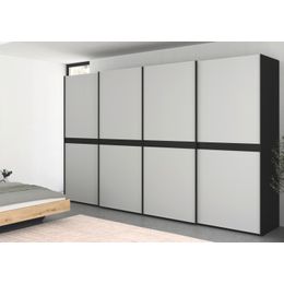 Schwebet&uuml;renschrank Rauch, B:360cm H:223cm T:68cm, grau, Holzwerkstoff, Schr&auml;nke, "Kleiderschrank Schrank Garderobe Schlafzimmerschrank SCALE-LINE",