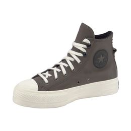 Converse Damen Sneaker "CHUCK TAYLOR ALL STAR LIFT", Gr. 36, braun, Leder, Schuhe, gefüttert