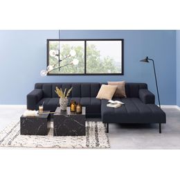 Couchtisch ACTONA GROUP, B:58cm H:40cm T:58cm, schwarz, Wohnzimmer, Tische, "Dice Couchtischsatz, Beistelltisch, Kaffeetisch, Sofatisch", 2er-Set,