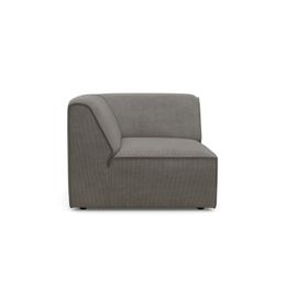 Sofa-Eckelement OTTO HOME, B:97cm H:70cm T:97cm, grau, Struktur fein (100% Polyester);Samtoptik (100% Polyester);Samtcord (92% Polyester, 8%