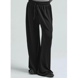 SEAMLESS BASIC Damen Chinohose "Seamless Basic Trousers Woolen Barbera", schwarz, Obermaterial: 100% Wolle, Hosen