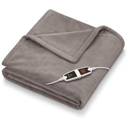 Beurer Heizdecke "HD 150 XXL Cosy Taupe", grau, B:150cm H:200cm, Heizdecken, kuschelig, maschinenwaschbar, mit Abschaltautomatik
