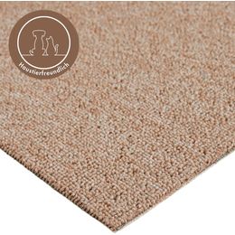 ANDIAMO Teppichboden "Bob, Feinschlinge, Made in Netherlands", B : 200cm 1 Stk., 4,5mm, L: 1.200cm, beige, Schlafzimmer, Teppiche, meliert, Breite