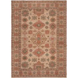Teppich FLAIR RUGS, B:200cm H:7mm L:290cm, pink, Baumwolle, Jute, Kunstfaser, Wohnzimmer, Teppiche, Chenille-Jutemischung