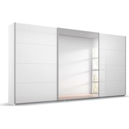 Schwebetürenschrank Rauch, B:360cm H:229cm T:62cm, weiß, Holzwerkstoff, Schränke, "Kleiderschrank Schrank Garderobe KOLUNA Hochglanz-Front und