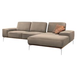 Ecksofa W.Schillig, B:299cm H:88cm T:178cm, beige, Longlife Xtra-Leder Z73: Naturwalkleder der Luxusklasse aus den erlesensten Rohh&auml;uten. Hautst&auml;rke