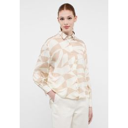 Eterna Damen Hemdbluse "OVERSIZE FIT"beige, Gr. 46, 100% Viskose, Blusen