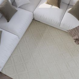 Wollteppich Wecon Home, B:200cm H:10mm L:300cm, beige, Schurwolle, Wohnzimmer, Teppiche, "Hamptons SEVENTEEN", L&auml;ufer, Schurwolle, Kurzflor,