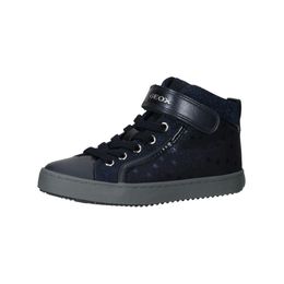 Geox Mädchen Sneaker "Geox Sneaker Lederimitat", Gr. 24, blau, Lederimitat, Schuhe
