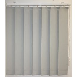 Lamellenvorhang SUNLINES, B:130cm H:160cm, grau, Wohnzimmer, Jalousien, "Montana", Wunschma&szlig;