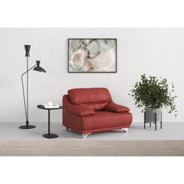 Sessel COTTA, B:118cm H:86cm T:93cm, rot, Wohnzimmer, Sessel, "Maranello"