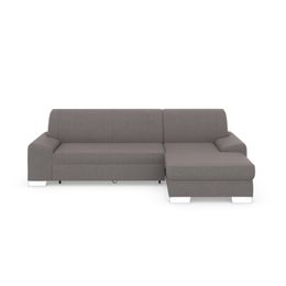 Ecksofa DOMO collection, B:271cm H:85cm T:160cm, braun, Wohnzimmer, Sofas, "Anzio L-Form, whlw. Bettfunktion, Federkern, hochwertig, Breite 271 cm",