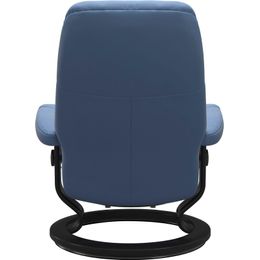 stressless Relaxsessel "Consul" Set, Relaxsessel mit Hocker, mit Hocker, mit Classic Base, Gr&ouml;&szlig;e M, Gestell Schwarz