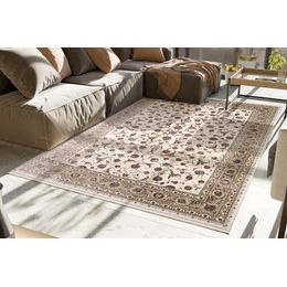 Teppich, B:120cm H:7mm L:180cm, beige, OCI DIE TEPPICHMARKE, Polyacryl, Wohnzimmer, Teppiche, "MYSTIC HERITAGE", florale Muster in 3D-Optik,