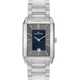 Jacques Lemans Herren Quarzuhr "Torino", silber, Armbanduhren, Armbanduhr, Herrenuhr, Edelstahlarmband, analog, Tag