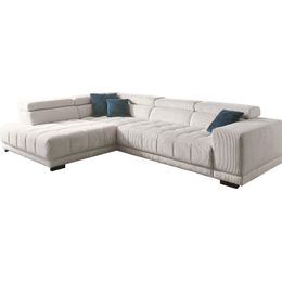 Ecksofa DIE PLANBAR, B:323cm H:73cm T:222cm, beige, 100% Polyester, Wohnzimmer, Sofas, "MP-IN15053 L-Form breiter Schenkel", wahlweise mit