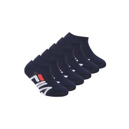 Fila M&auml;dchen Sneakersocken "Socken 6er Pack", Gr. 23, blau, Obermaterial: 75% Baumwolle CO. 23% Polyester PES. 2% Elasthan EL., Socken