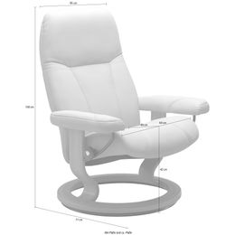 stressless "Consul" mit Classic Base, Gr&ouml;&szlig;e L, Gestell Eiche