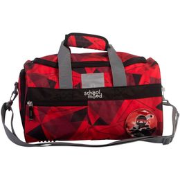 School-Mood Kinder Sporttasche "Kai (Ninja)", rot, Polyester, Taschen