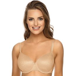 Viania Damen Bügel-BH "Bügel BH mit gemoldeten Cups Liz", Gr. 85, beige, Stoff, Obermaterial: 84% Polyamid PA. 16% Elasthan EL., BHs