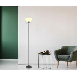 Globo LIGHTING Stehlampe "WILBUR", grau, Wohnzimmer, Leuchten, Stehleuchte/Wohnzimmer/Schlafzimmer/Flur