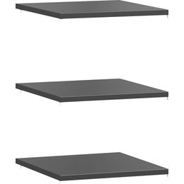 Einlegeboden, B:48,3cm H:2,2cm T:55cm, grau, SET ONE BY Musterring, Holzwerkstoff, Einlegeb&ouml;den, "York Schlafen", 3er-Set, anthrazit oder wei&szlig;,