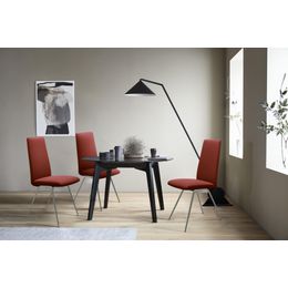 Polsterstuhl stressless, B:57cm H:105cm T:60cm, rot, Microfaser DINAMICA (88% Polyester, 12% Polyurethan), Esszimmer, St&uuml;hle, "Laurel", High Back,