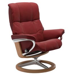 Relaxsessel stressless, B:79cm H:102cm T:44cm, rot, Leder BATICK: BATICK ist ein leicht korrigiertes, durchgef&auml;rbtes und genarbtes M&ouml;belleder, bei