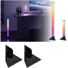 Paulmann LED-Streifen "EntertainLED Lightbar Standfuß Zubehör 132x67mm", B:13,2cm, schwarz, Küche, Lichterketten