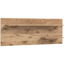 Wandboard Inosign, B:160cm H:60cm T:20cm, braun, Spanplatte, Regale, "Silvestris, Breite 160 cm, 2 Ablageböden, inkl. Montagematerial", Regal,
