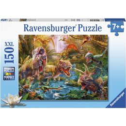 Ravensburger Jungen Puzzle "Versammlung der Dinosaurier", bunt, B:49cm H:36cm, Puzzles, Made in Germany