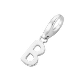 Damen Charm Buchstabe, silber, Giorgio Martello MILANO, Silber 925 (Sterlingsilber), Charms