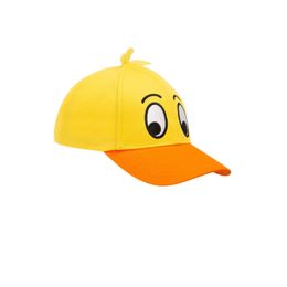 KOAA Baby Baseball Cap "Maus - Ente Mascot", gelb, Gr. 1, bestickt, 100% Baumwolle, Caps, mit detailreicher Stickerei