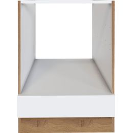 Herdumbauschrank KOCHSTATION, B:60cm H:82cm T:60cm, wei&szlig;, MDF, Schr&auml;nke, "KS-Luhe", 60 cm breit
