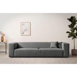3-Sitzer Home Affaire, B:275cm H:66cm T:101cm, grau, Sofas, "BAKELS, Couch in Cord oder Boucle-Stoff, Sofa im modernen Design", bequemer