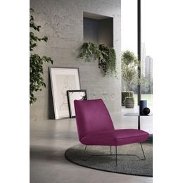 Sessel Egoitaliano, B:62cm H:73cm T:79cm, pink, Wohnzimmer, Sessel, "Lia Loungesessel, elegant und stylisch, toller Sitzkomfort", extravaganter