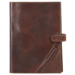 Pike PIK&Eacute; Notizbuch, braun, Notizb&uuml;cher, elastisch