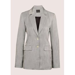 Madeleine Mode MADELEINE Damen Longblazer "Blazer Longblazer", grün, Gr. 36, Obermaterial: 47% Viskose CV. 27% Polyester PES. 26% Leinen LI., Blazer