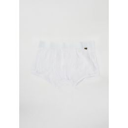 Herren Boxer "AI Tape Underwear 3 Pack", wei&szlig;, Gr. XL, Alpha Industries, Obermaterial: 93% Baumwolle, 7% Elastan, Unterhosen
